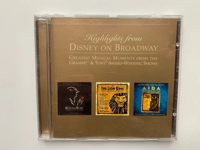DISNEY ON BROADWAY CD Music From Lion King Beauty & The Beast AIDA ...