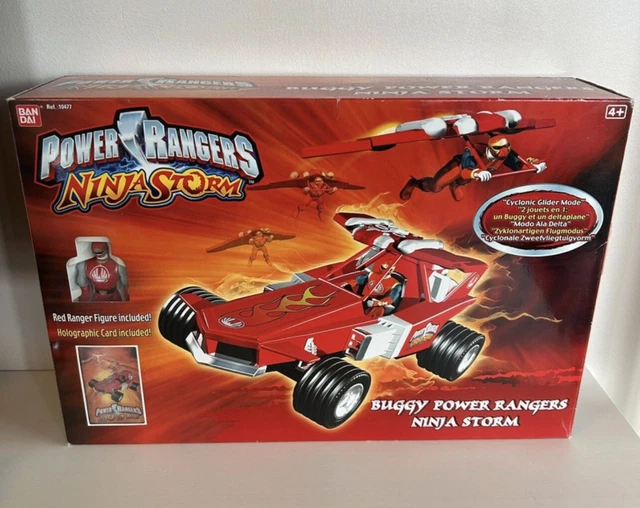 POWER RANGERS NINJA Storm Collector 2003 Buggy deltaplane avec Rangers ...