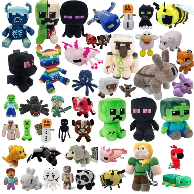 70 STYLES CARTOON Minecraft Animal Plush Toy Soft Stuffed Doll Kids ...