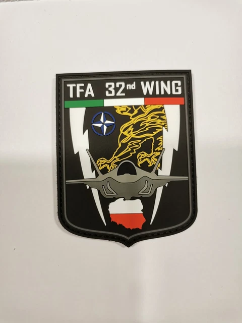 PATCH PVC AMI Aeronautica Militare TFA F-35 32°Stormo Air Policing ...