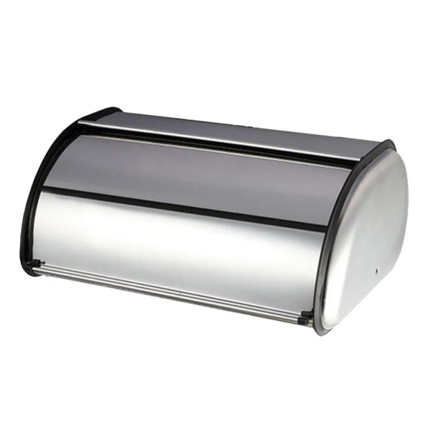 ROLL TOP BREAD Bin Rustic Bread Holder Container for Home Coffee Shop ...