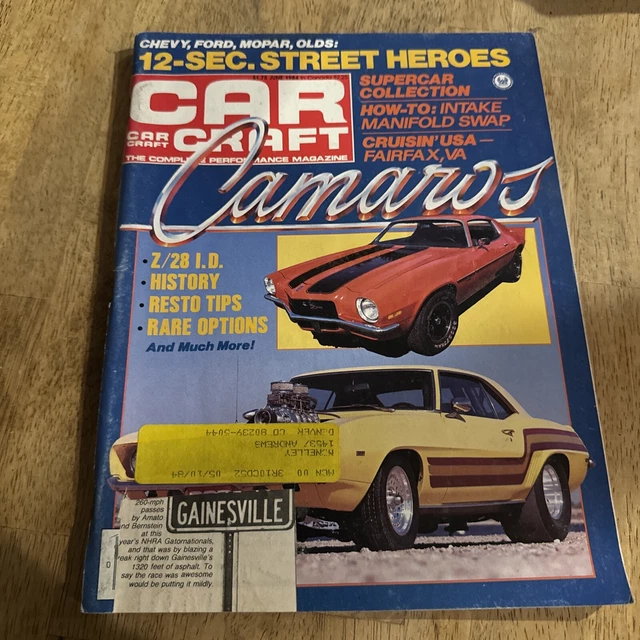 CAR CRAFT MAGAZINE June 1984. Classic, Street & Muscle Cars $11.04 ...