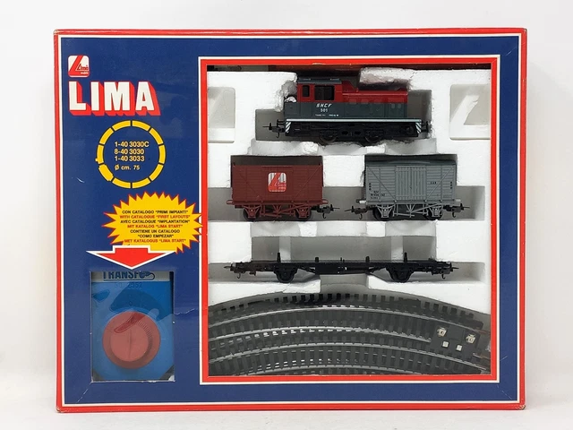 LIMA H0 10 1801 / Pack De Départ Avec Locomotive De Manœuvre SNCF + 3 ...