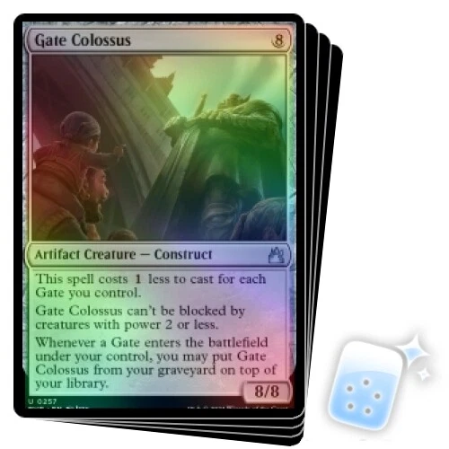 FOIL GATE COLOSSUS X4 Ravnica Remastered Magic MTG CARTE COMME NEUF EUR ...
