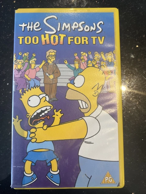 THE SIMPSONS VHS Video - Too Hot For Tv £4.99 - PicClick UK