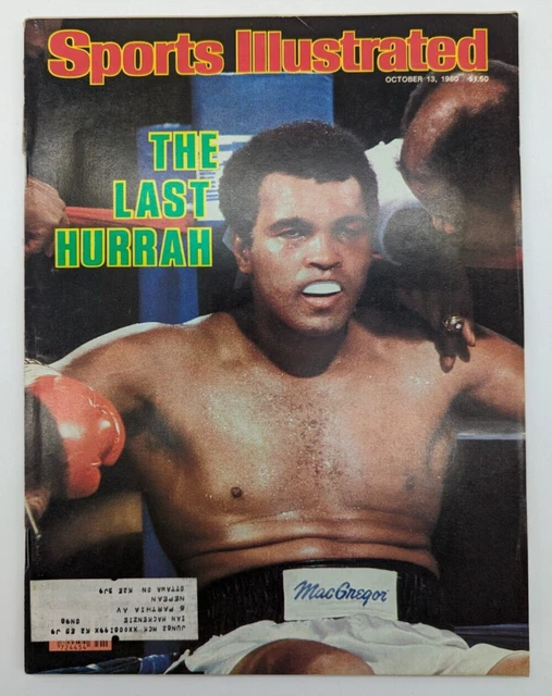SPORTS ILLUSTRATED MAGAZINE October 13 1980 MUHAMMAD ALI The Last ...