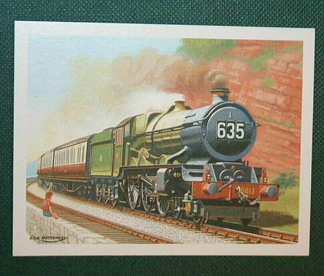 GWR KING Class Steam Locomotive Dawlish Illustrated Card XC16 £3.99 ...