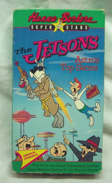 VINTAGE HANNA-BARBERA THE JETSONS Astro's Top Secret Cartoon VHS VIDEO ...