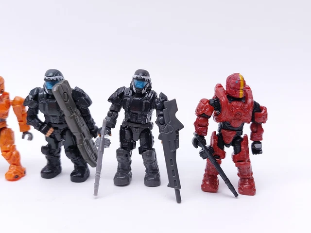 MEGA BLOKS CONSTRUX Halo Spartans Gungnir Droppod Elite Figure Lot $45. ...