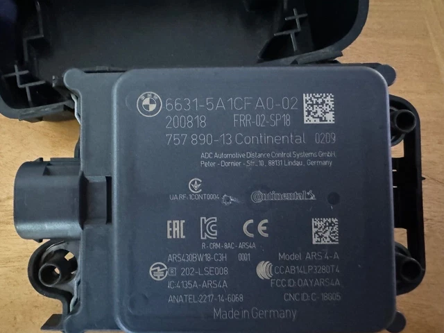 BMW ACC FRR-02 G20 G05 G07 G11 G24 Front Radar Sensor Long Range Cover ...