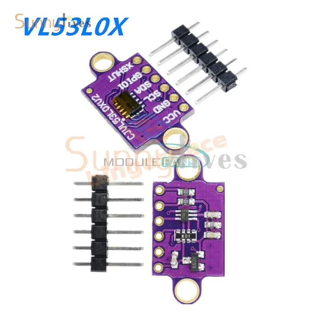 1/2/5PCS NEW GY-VL53L0XV2 VL53L0X Time-of-Flight Distance Sensor ...