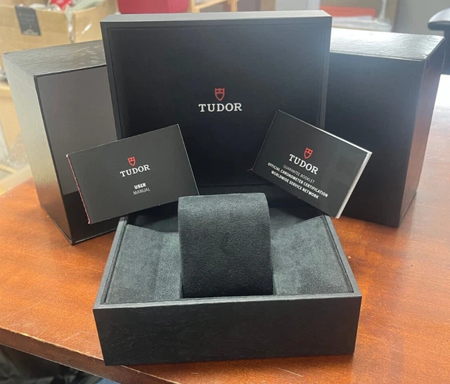 GENUINE TUDOR BLACK Bay Chrono 2021 Watch Box Set W/ User & Guarantee ...