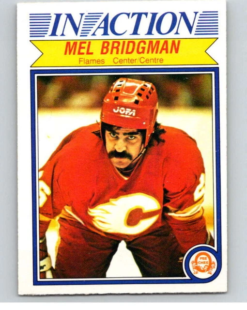 1982-83 O-PEE-CHEE #40 Mel Bridgman IA Calgary Flames V57336 EUR 1,03 ...