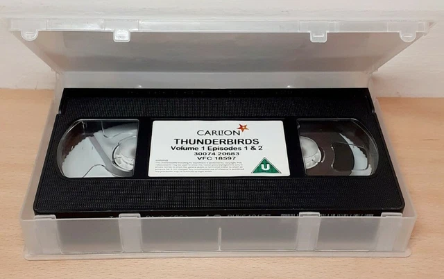 THUNDERBIRDS VHS TAPES. Volume 1,2,3,5,6. Rating U. Carlton. Pal region ...