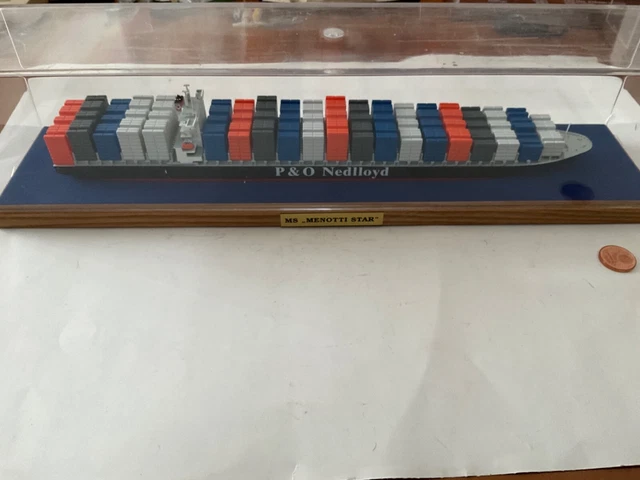 CONRAD SCHIFFSMODELL MS Menotti Star Containerschiff 1:1250 P&O ...