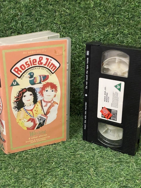 ROSIE AND JIM - Washing VHS CITV 1990's - Children’s Kids Video Tape £ ...