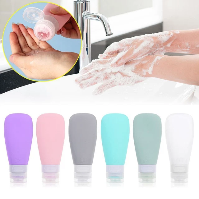 Hand Washing Squeeze Container Empty Bottles Sub Bottling Tube Silicone