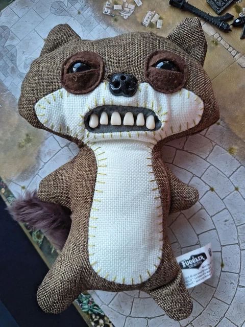 FUGGLER FART FACE Fox (Chase) with Gold Button and Glow-in-the-dark ...