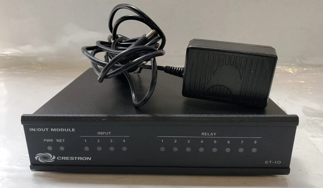 CRESTRON ST-IO ST-10 MODULE 8 Relay Digital/Analog Input Module with ...