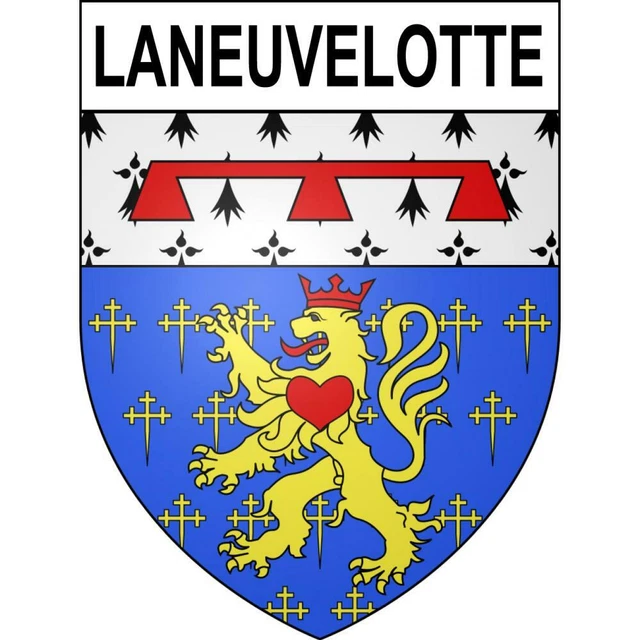 LANEUVELOTTE 54 VILLE sticker blason écusson autocollant adhésif EUR 6,99 - PicClick FR