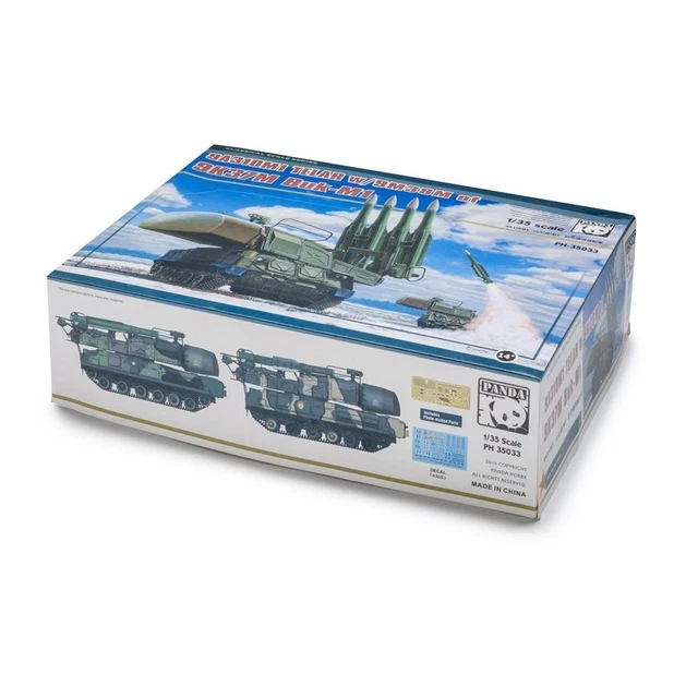 PANDA HOBBY 1:35 9A310M1 TELAR w/9M38M of 9K37M Buk-M1 Tank Model Kit ...
