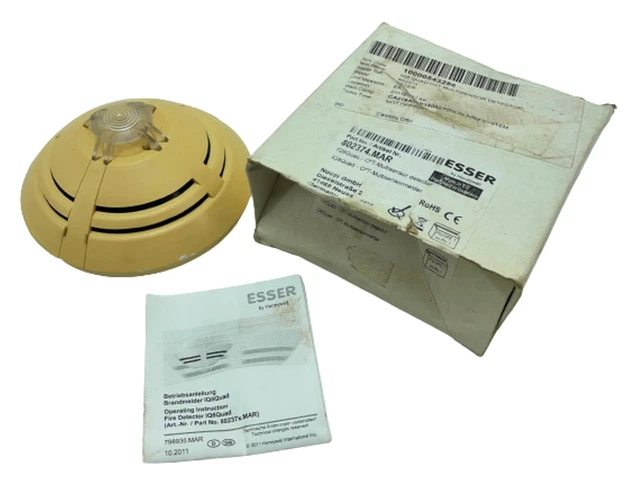 ESSER BY HONEYWELL O2T 802374 Optical Heat Sensor With Smoke Detector ...