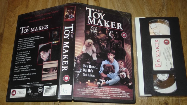 THE TOY MAKER VHS Video Ex Rental Big Box High Fliers Demonic Toy ...