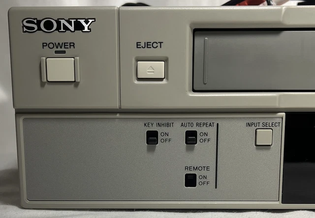 VINTAGE SONY SVO-1430 VCR VHS Player With Remote, Cables, BNC Adapters ...