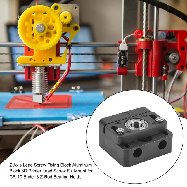 Z AXIS LEAD Screw Fixing Aluminum 3D Printer Lead Screw Fix Mount for ...