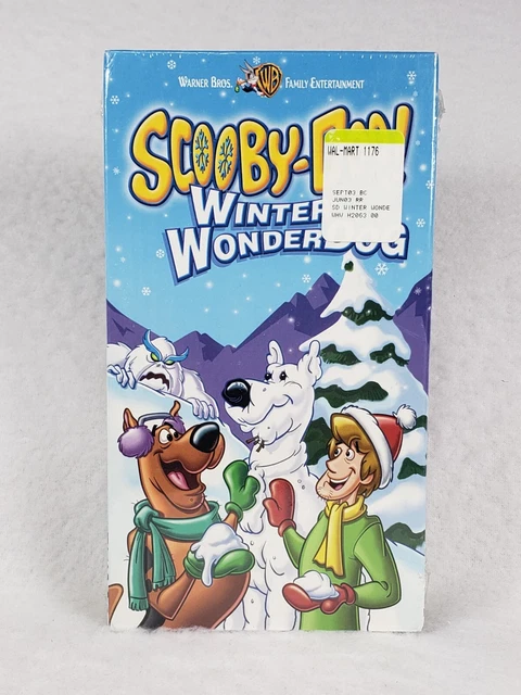 SCOOBY-DOO! SCOOBY-DOO WINTER Wonderdog Sealed VHS Tape 2003 Wonder Dog ...