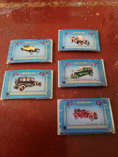VINTAGE BRITISH CAR Matchbox Labels Approx 40 Years Old £3.00 - PicClick UK