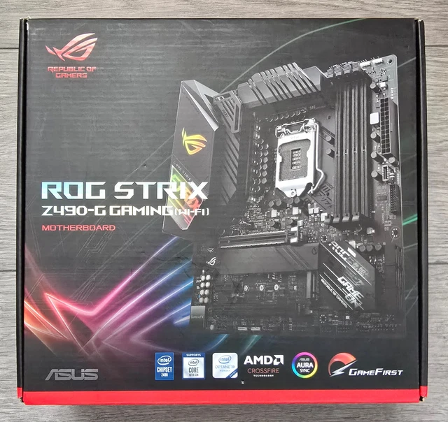 ASUS ROG STRIX Z490-G Gaming (Wi-Fi) Intel Z490 LGA 1200 micro ATX ...