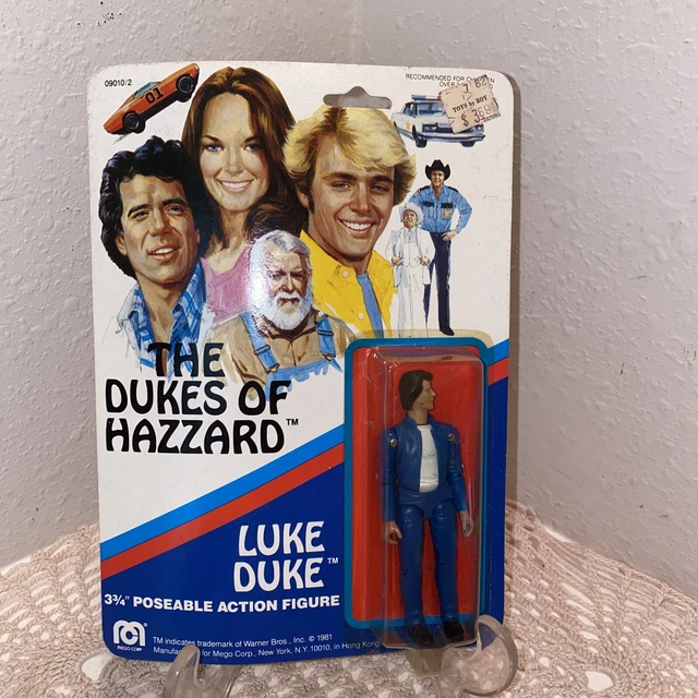 THE DUKES OF Hazzard LUKE DUKE 1981 MEGO CORP SEALED New Old Stock 3 3/ ...