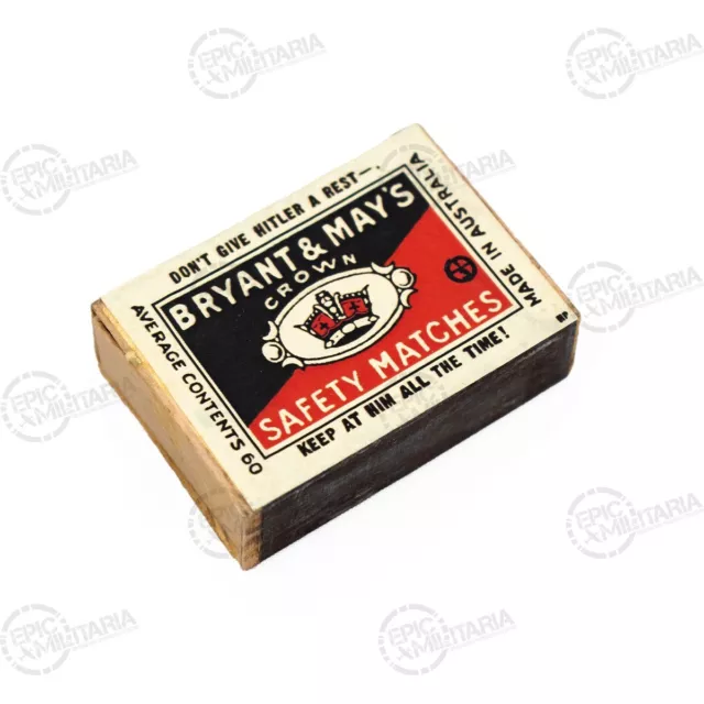 WW2 BRITISH &DON’T Give Hitler a Rest" Matches- Excellent Reproduction ...