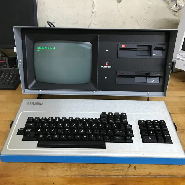 VINTAGE KAYPRO 2 Luggable PC Computer - Complete & Works Great $299.95 ...