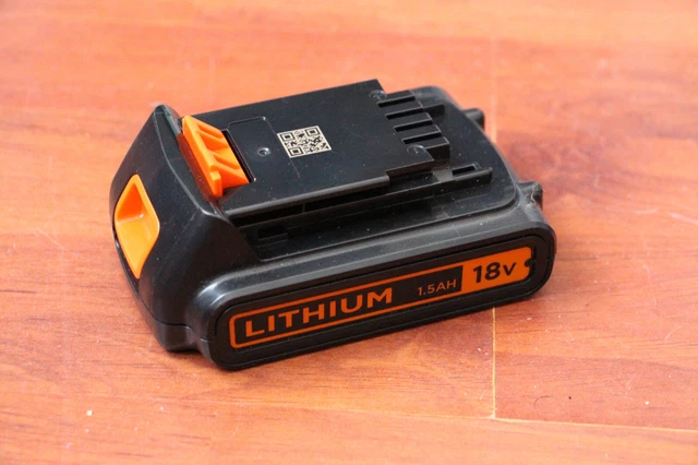 GENUINE BLACK + DECKER BL1518 18V 1.5Ah BATTERY PACK. £14.99 - PicClick UK
