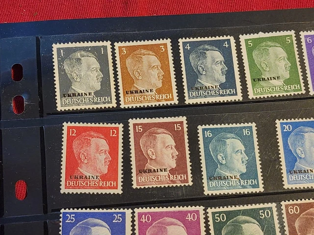 WW2 WWII ERA German Third Reich Nazi Hitler Ukriane Occupation ...