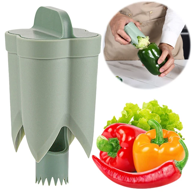 PEPPER CORER QUICK Bell Pepper Corer Tool Fruit Pepper Corer Pepper ...