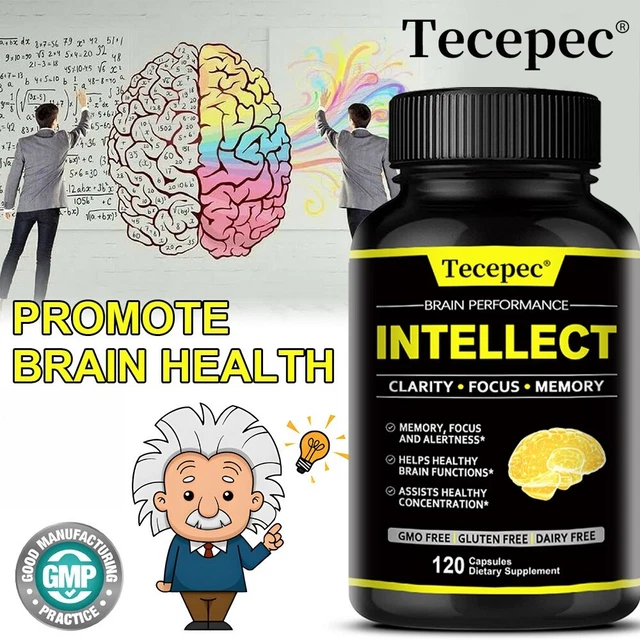 NOOTROPIC BRAIN COGNITIVE Support Focus Memory Mental Performance Mood ...