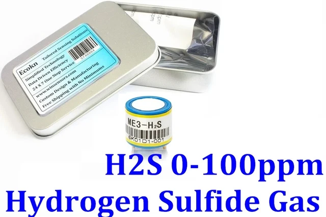 H2S ELECTROCHEMICAL HYDROGEN Sulfide Gas Module Sensor Analyzer Detect ...