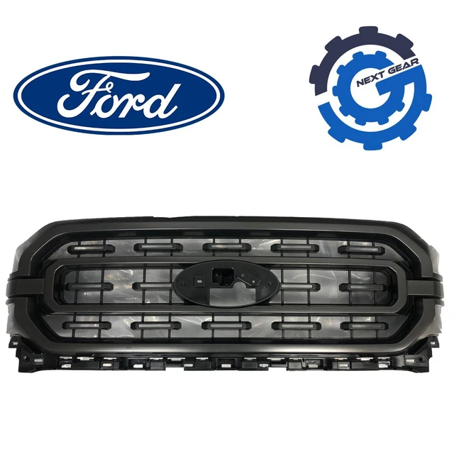 NEW OEM FORD Grille Grill Ford F150 2021 2022 2023 XLT Sport Dark ...