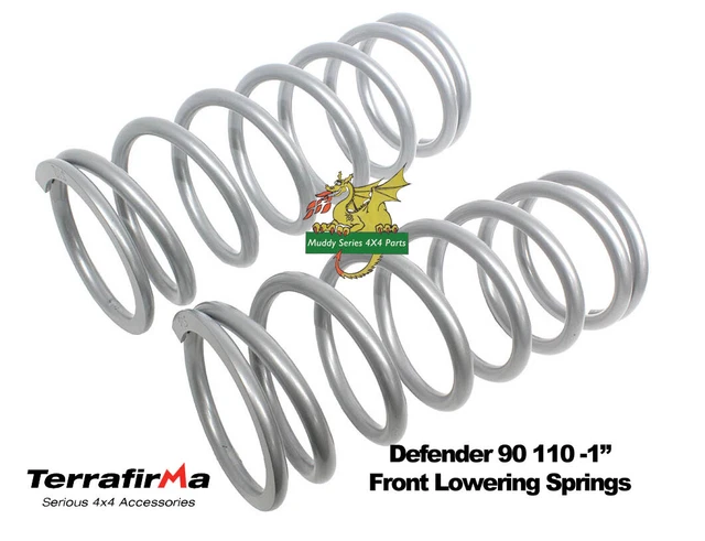 TERRAFIRMA LAND ROVER Defender 90 110 -1" Front Lowering springs pair ...