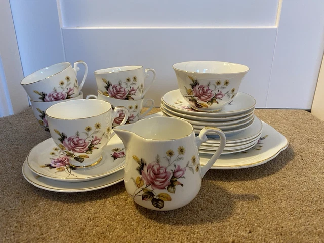 ROYAL GRAFTON FINE Bone China Tea Set- 21 Pieces £21.48 - PicClick UK