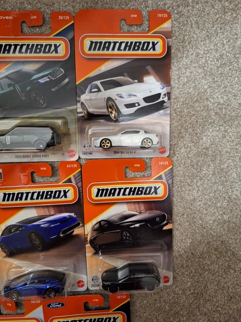 MATCHBOX CARS 2026 Mix 2B x8: Citroen 2CV, 2024 Range Rover, Mazda RX8 ...