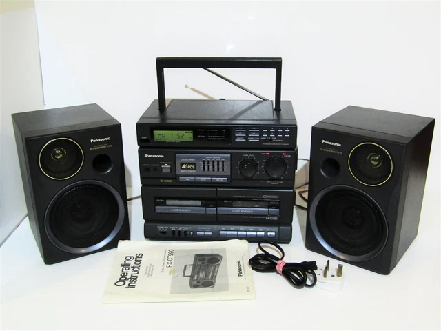VINTAGE PANASONIC RX-CT 990 Portable Stereo System Cassette/Radio/AUX ...