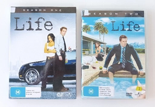 LIFE SEASON 1 and 2 Complete Series Region 2 4 5 VGC DVD Damian Lewis £ ...