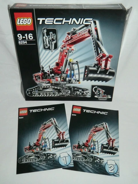 LEGO TECHNIC 8294 Raupenbagger komplett mit Bauanleitung mit Original ...