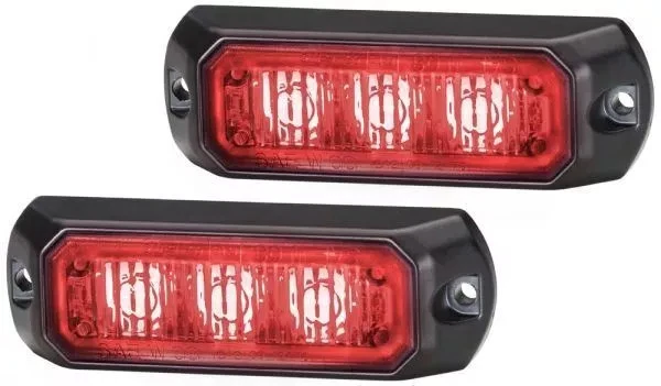 HELLA STROBE-TYPE BEACON Flashing Warning Light LED 12V 24V (2XD 014 ...