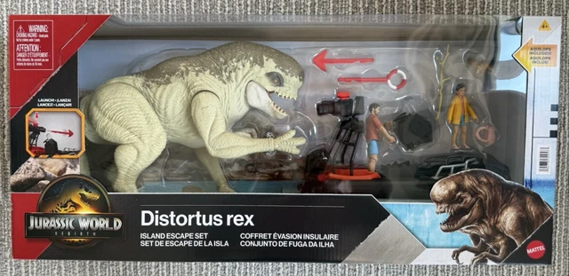 JURASSIC WORLD REBIRTH Distortus Rex Island Escape Set - NEW SEALED IN ...