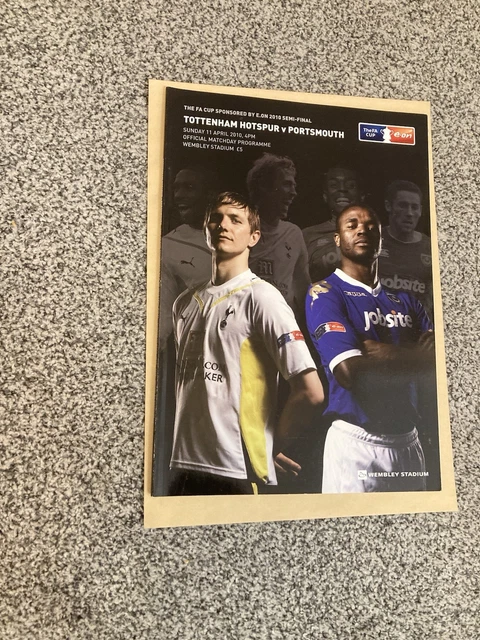 TOTTENHAM V PORTSMOUTH 2010 FA Cup Semi- Final Programme. £2.77 ...